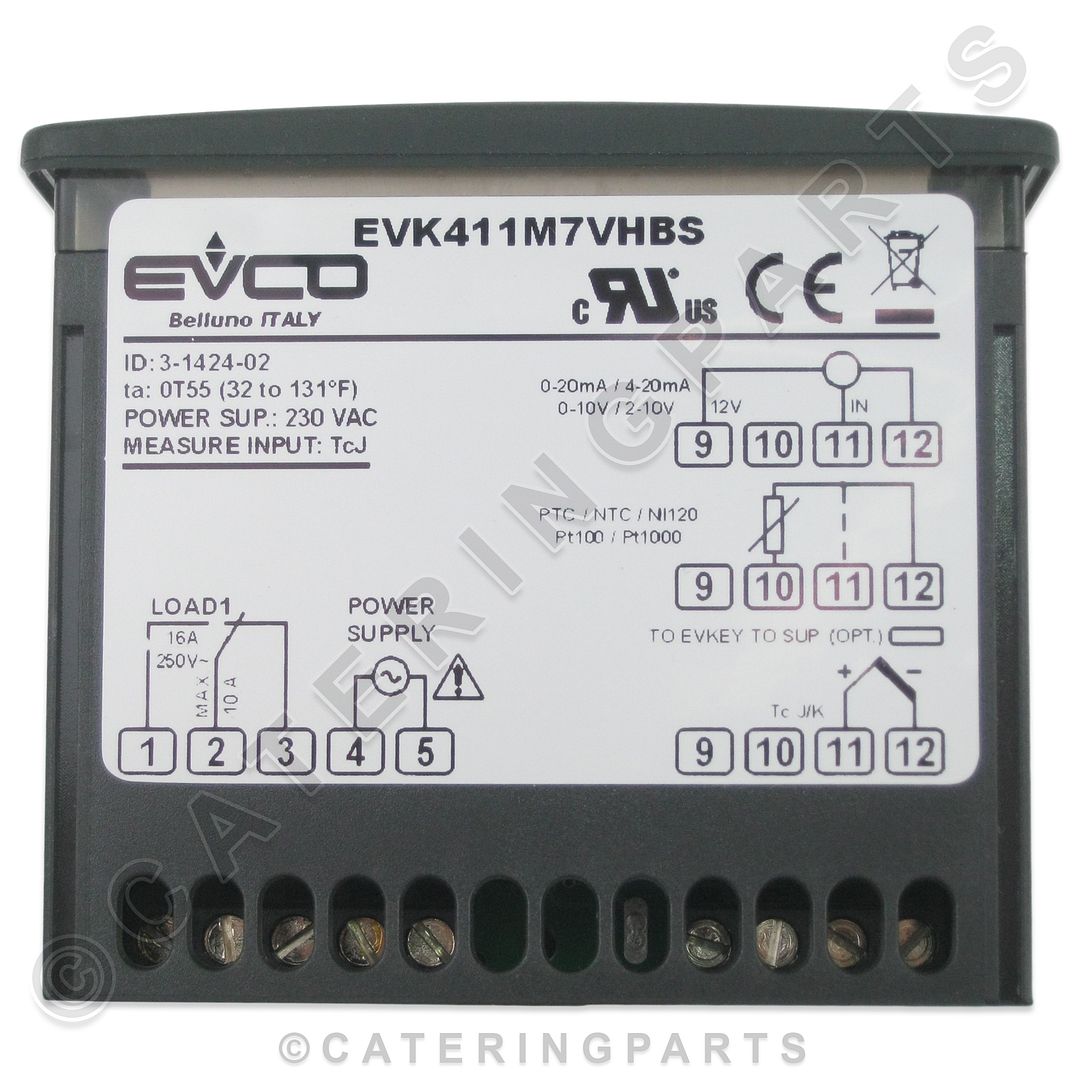 EVCO DIGITAL THERMOSTAT TEMPERATURE CONTROLLER FRIDGE BOTTLE COOLER FREEZER | eBay